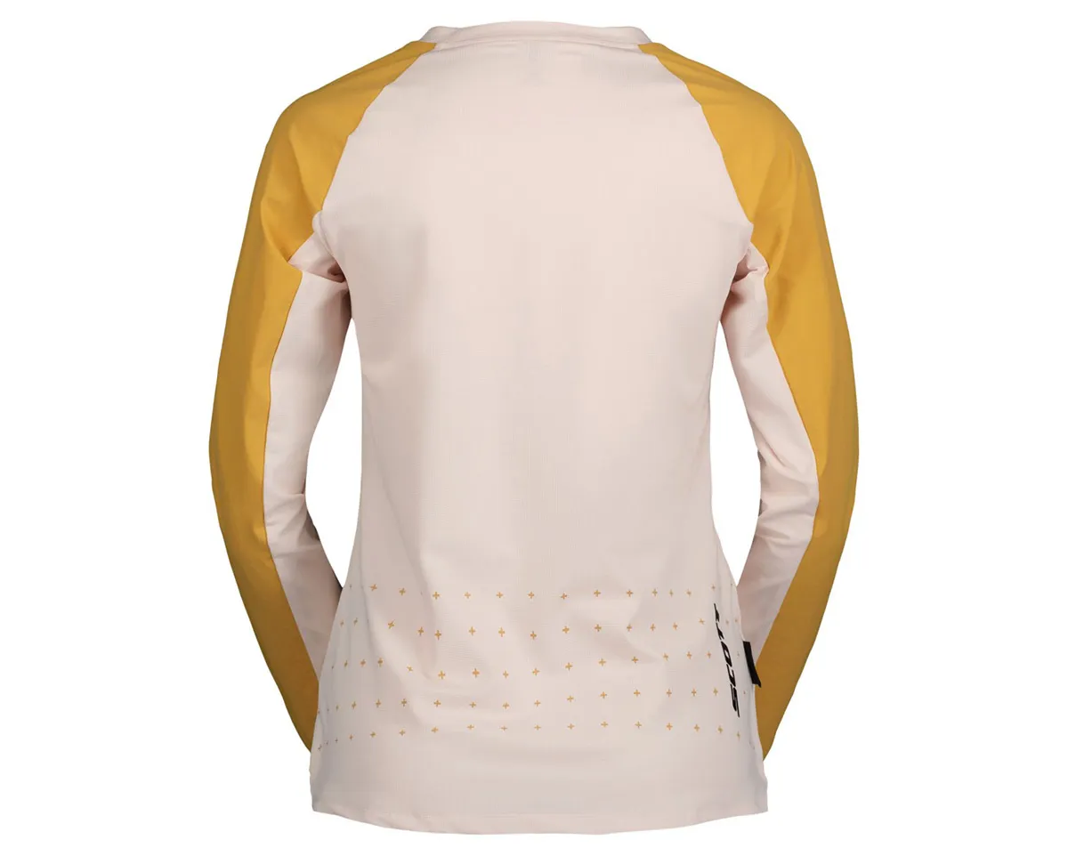 T-shirt manches longues Femme TRAIL VERTIC PRO Rose Poudré/Beige ...