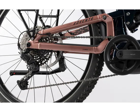 Vélo trekking électrique ADVENTR 8.5 LOW Vert Foncé/Cuivre - Ref 455286 ...