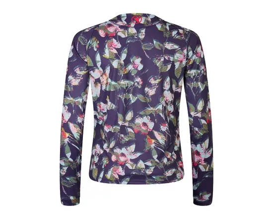 T-shirt manches longues Femme FLORAL LIMITED EDITION PRINT Violet - Ref ...