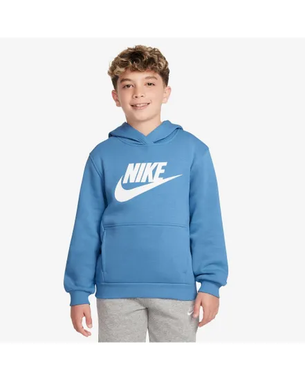 Sweat Enfant plus agé Nike K NSW CLUB FLC HDY HBR Bleu Sport 2000 - Ref ...