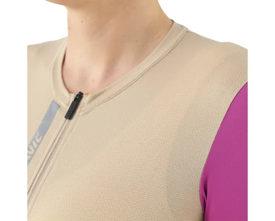 Maillot manches courtes Homme ESSENTIAL Poivre Blanc/Fuchsia - Ref ...