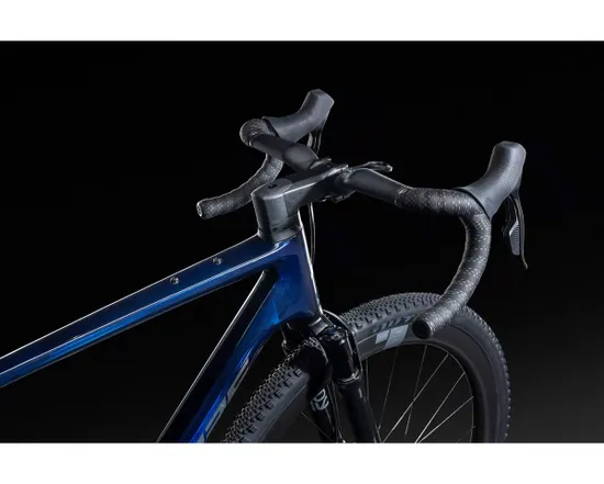 Vélo Gravel CROSSHILL CF 8.0 S Bleu Hexagonal Transparent - Ref LCHTB