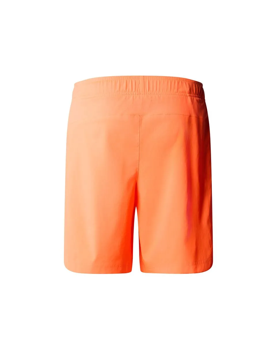 Short Homme The north face M 24/7 7IN SHORT Orange Sport 2000 - Ref ...