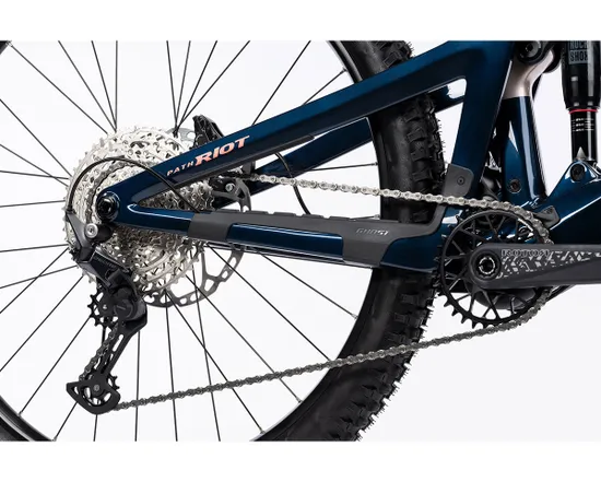 VTT tout suspendu électrique PATH RIOT ADVANCED Bleu/Café - Ref GFAT1-001