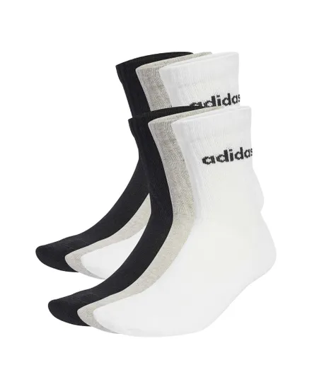 Chaussette Unisexe Adidas C LIN CREW 6P Multicolore Sport 2000 - Ref JL6095