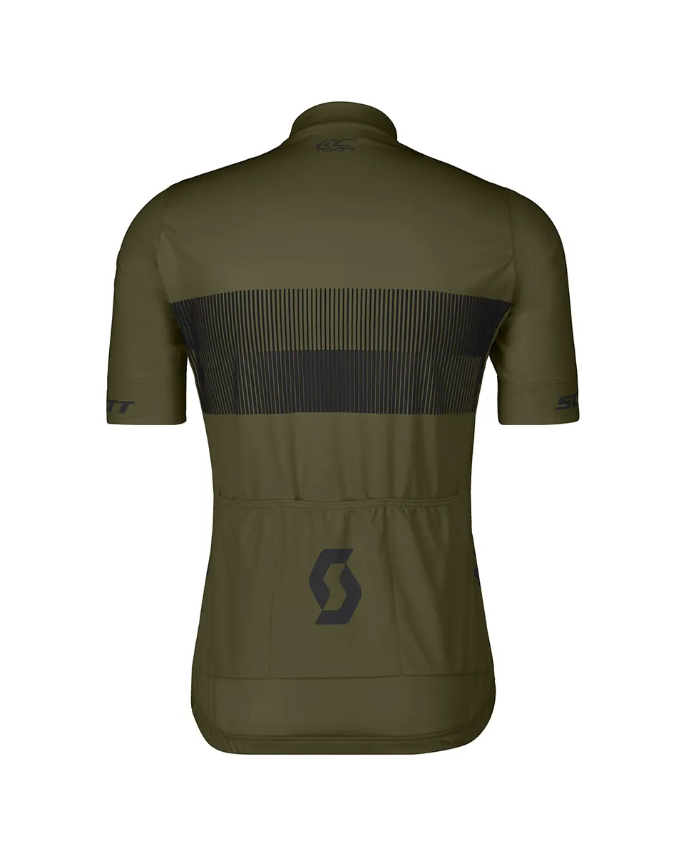 Maillot manches courtes Homme RC TEAM 10 Vert Sapin - Ref 403129-7340