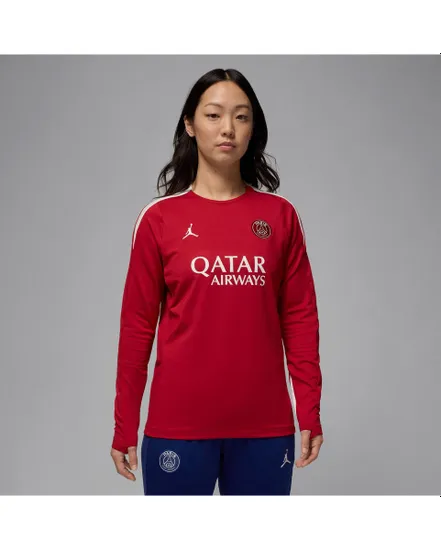 Haut d'entrainement Femme Nike PSG W NK DF STRK CREW TOP K4TH Rouge ...