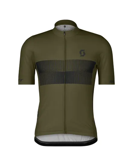 Maillot manches courtes Homme RC TEAM 10 Vert Sapin - Ref 403129-7340