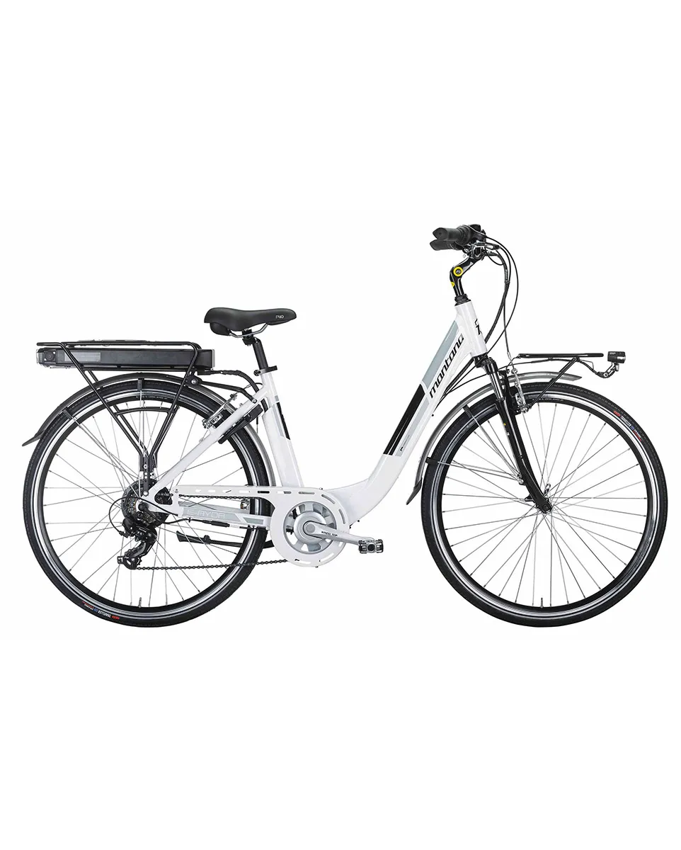 Vélo électrique urbain E-AYDA 28 LUSSO TY-300 6V 560WH Blanc - Ref T3628-1-C003