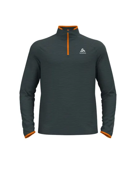 Haut col zip Homme Odlo MID LAYER 1/2 ZIP ESSENTIAL - Ref 313262-21053