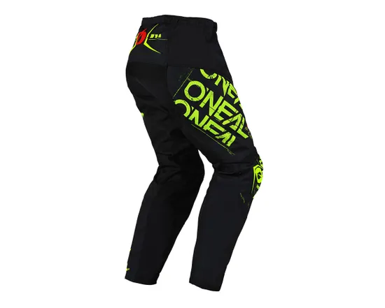 Pantalon Homme ELEMENT STATIC Noir/Jaune Néon - Ref E024-21-001