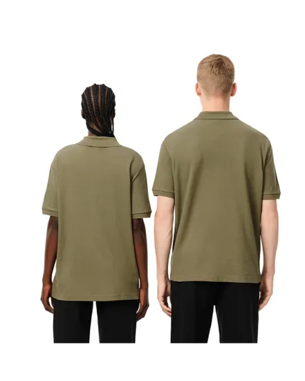 Polo Lacoste L.12.12 Loose Fit - Badge Croco - Kaki Unisexe - Ref ...