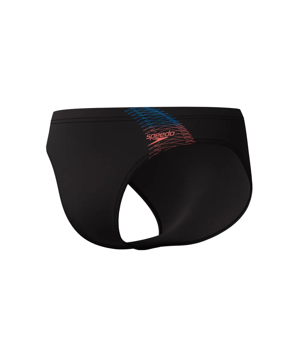Slip de bain Homme Speedo ECO MEDLEY LOGO 7C BRIEF BLA/ORA Noir Sport ...