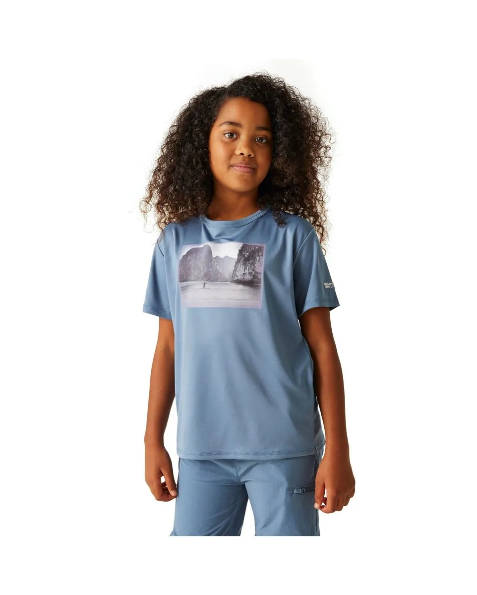 T-shirt Enfant Regatta ALVARADO VIII Bleu Sport 2000 - Ref RKT155-Z61