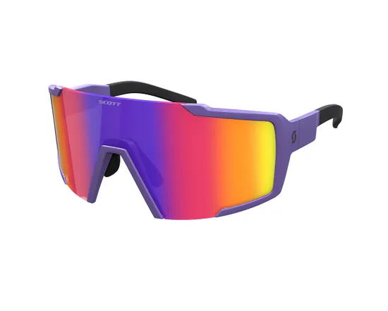 Lunettes Unisexe SHIELD COMPACT Ultra Violet/Bleu Chrome - Ref 289235-7811
