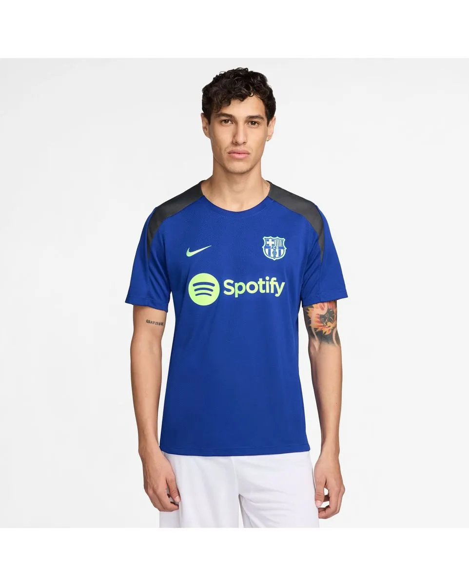 Maillot de football Homme Nike FCB M NK DF STRK SS TOP K3R Bleu Sport ...