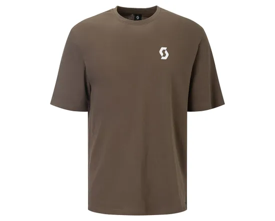 T-shirt manches courtes Homme GRAPHIC Bois Gris - Ref 424712-8257