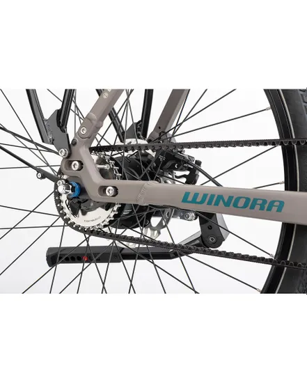 Vélo électrique urbain SINUS R5F WAVE Marron - Ref 440563-WSHP3