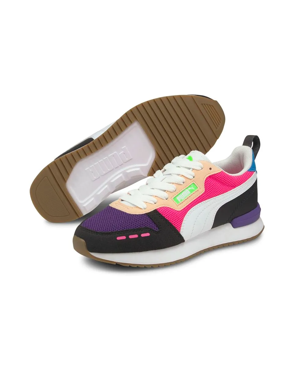 Chaussure mode basse Homme Puma PUMA R78 Violet Sport 2000 - Ref 373117-47