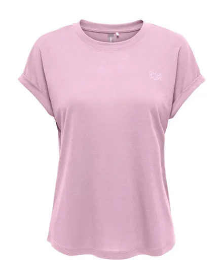 T-shirt Femme Only play ONPFREI LIFE EMBR SS BAT LOOSE JRS TEE Rose ...