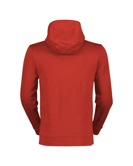 Sweat à capuche Homme TECH HOODY Rouge Magma - Ref 403286-7373