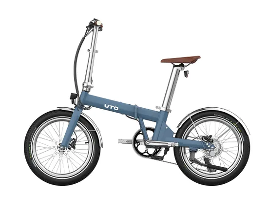 Vélo pliant électrique OG20 378Wh Bleu Satin - Ref OG20-SBU V0-SBU