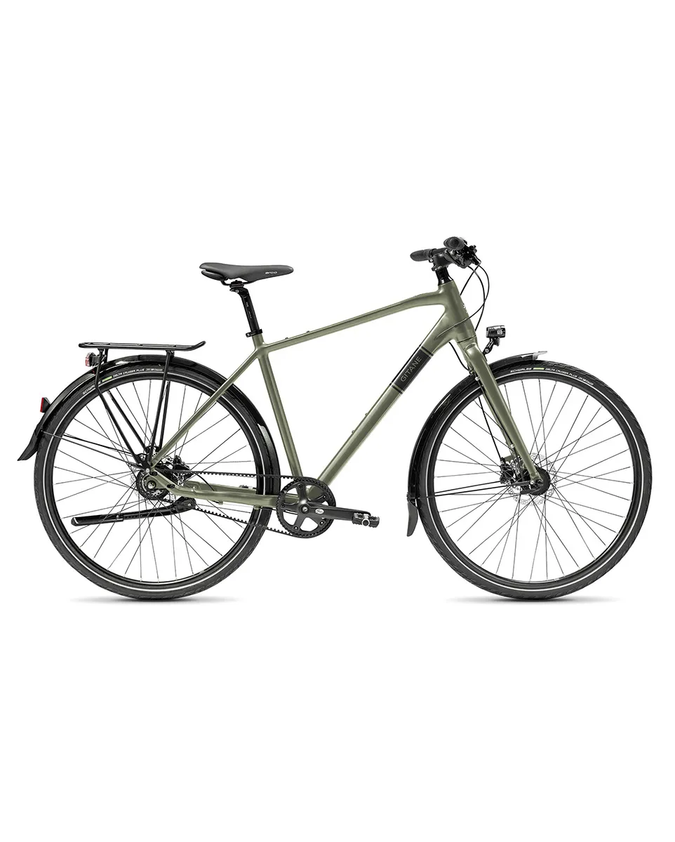 Vélo urbain/trekking SOHO ALIVIO 27 DISC Vert Kaki - Ref YQG727-V4S