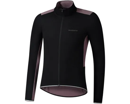 Maillot manches longues coupe-vent Homme EVOLVE Prune - Ref ...