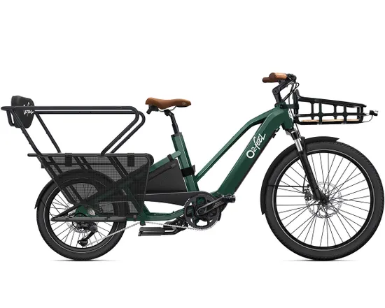 Vélo électrique cargo EQUO 4.2 835 Wh FAMILY PACK Vert Emeraude - Ref ...
