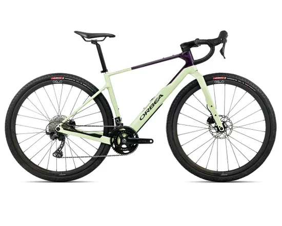 Vélo de gravel TERRA M35TEAM Vert Acide/Violet - Ref T144-GQ