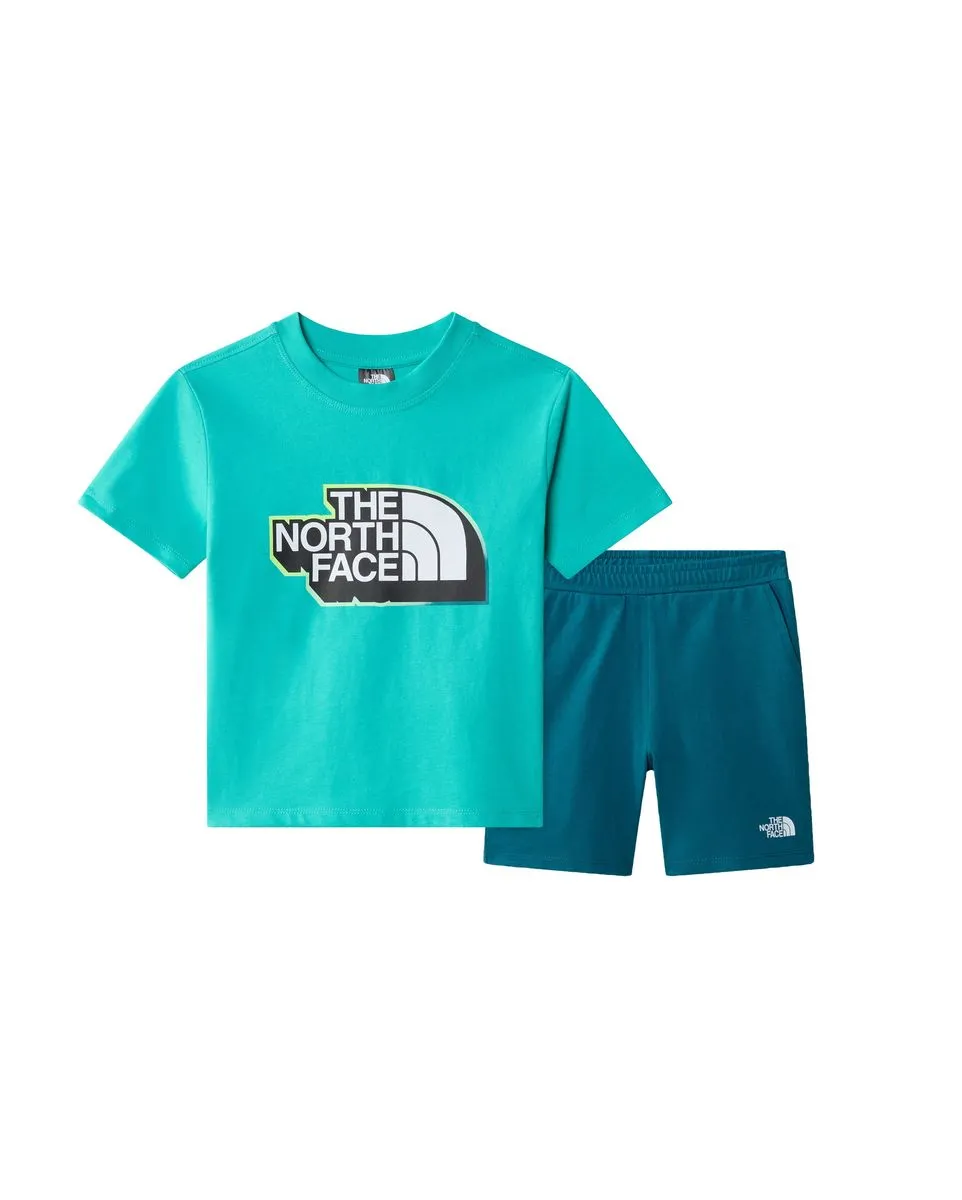 Ensemble Enfant The north face KID B SUMMER SET Bleu Sport 2000 - Ref ...