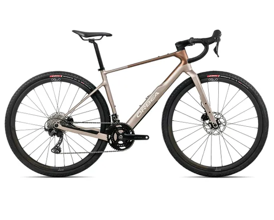 Vélo de gravel TERRA M35TEAM Nickel/Cannelle - Ref T144-GP