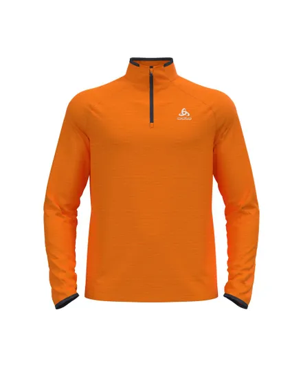 Haut col zip Homme Odlo MID LAYER 1/2 ZIP ESSENTIAL - Ref 313262-30884