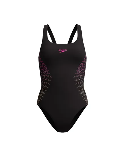 Maillot de bain Femme Speedo ECO PLACEM MUSCLEB 1P BLA/PIN Noir Sport ...