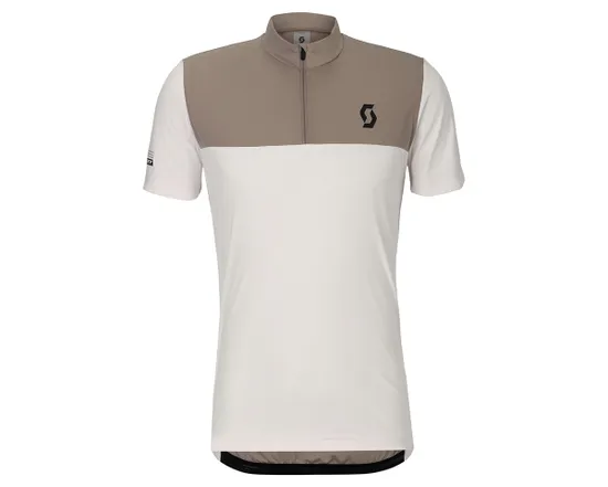 Maillot manches courtes Homme ENDURANCE LT Coton Blanc/Beige - Ref ...