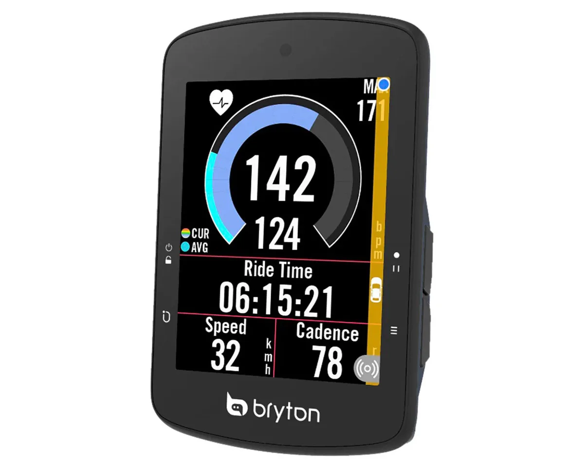 Compteur GPS de vélo RIDER S510 T (AVEC CAPTEURS) Noir - Ref BRYTON ...