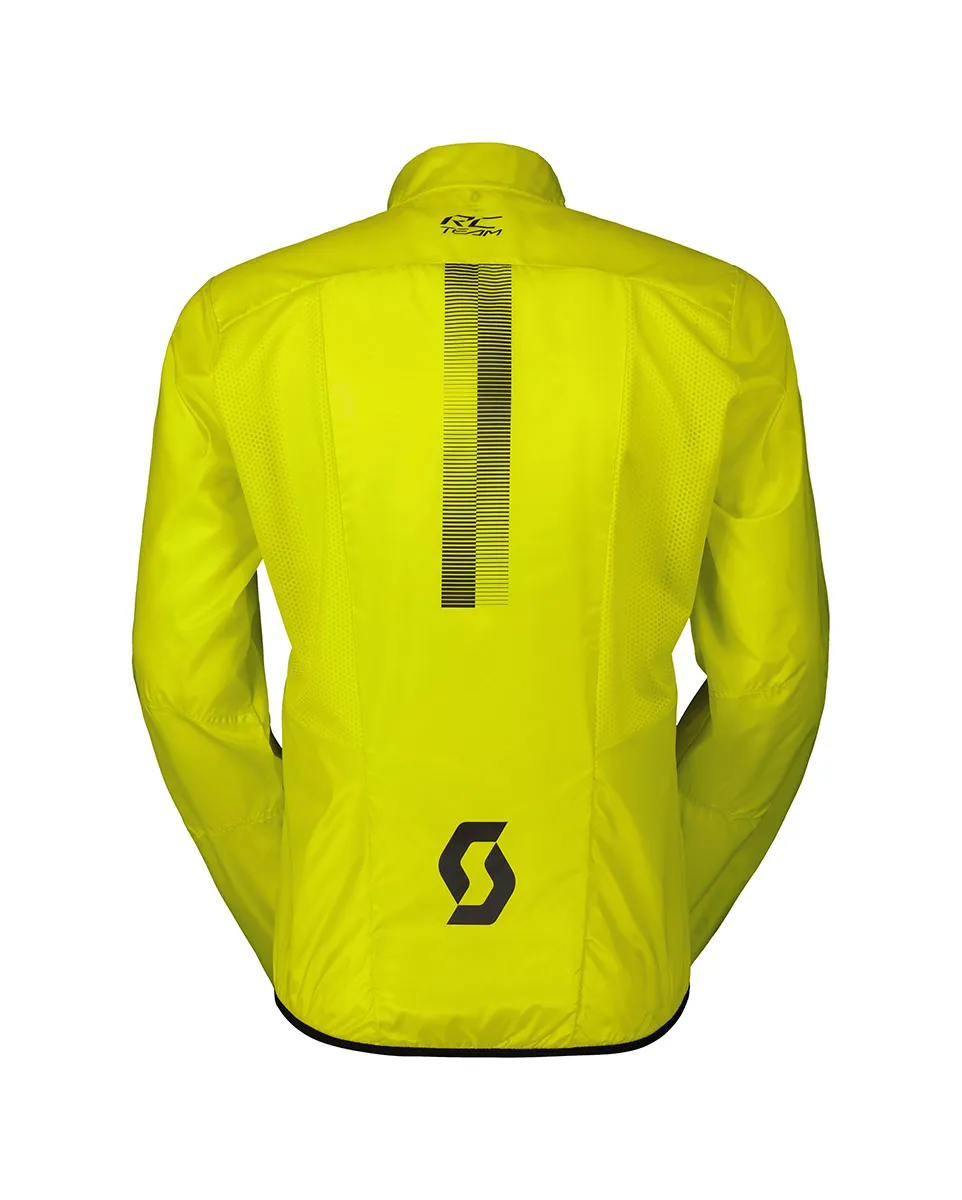 Veste coupe-vent Homme RC TEAM WB Jaune/Noir - Ref 406039-5083