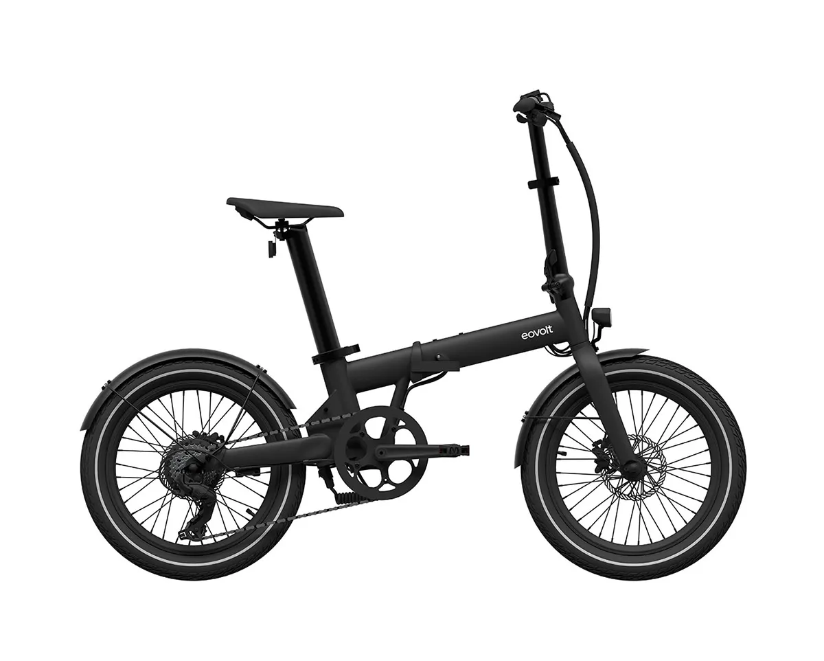 Vélo électrique urbain pliant AFTERNOON V3 Noir Onyx - Ref EV08-V3-10