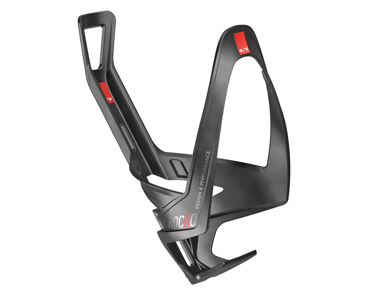 Porte-bidon ROCKO CARBON Noir Mat/Rouge - Ref 0174003