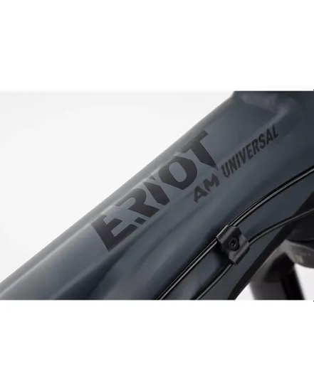 VTT électrique tout suspendu E-RIOT AM UNIVERSAL Gris/Noir - Ref 31ER4 ...