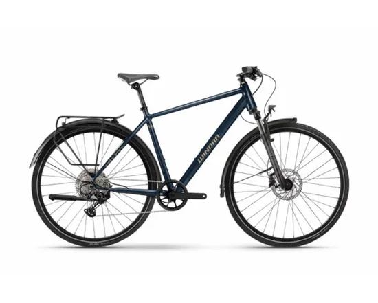 Vélo urbain/trekking DOMINGO X12 PRO HIGH Bleu Nuit - Ref 400286-WDIU1