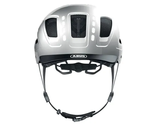 Casque loisir/urbain Unisexe HYBAN 2.0 LED Argent Brillant Signal - Ref ...