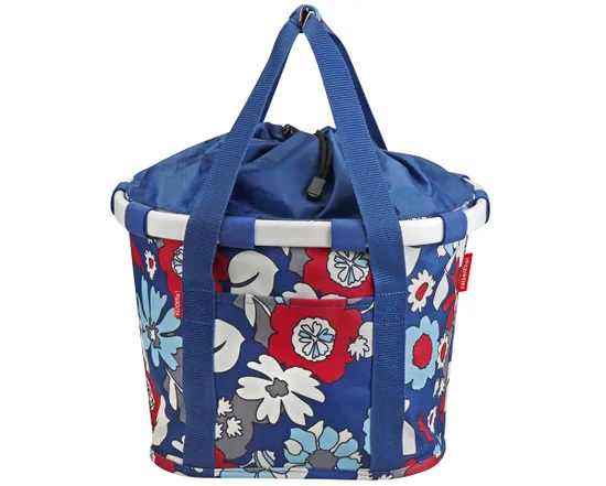 Panier avant BIKEBASKET Indigo Fleuriste - Ref K0303FI