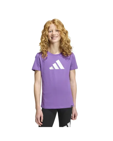 Maillot de football Fille Adidas JG GLAM T Violet Sport 2000 - Ref KE3898
