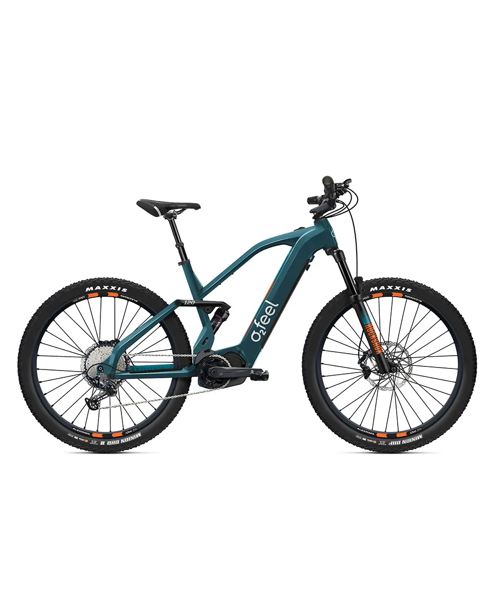 VTT électrique tout suspendu AMPLITUDE 7 iPA720 T45/M Bleu Ardoise ...