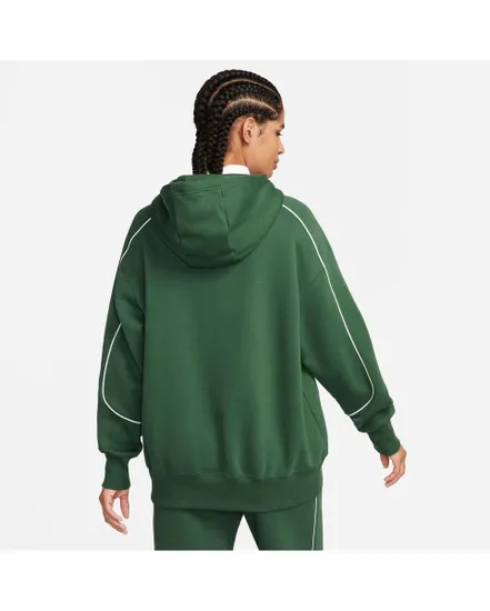 Sweat à capuche Femme Nike W NSW FLC OS PO HDY SW Rouge Sport - Ref ...