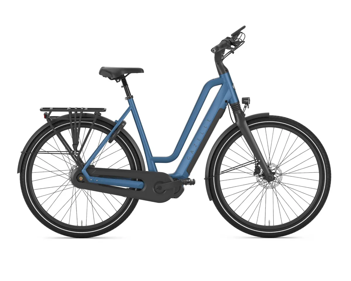 Vélo électrique urbain CHAMONIX C7 HMS 504WH Bleu Étincelle - Ref G0630 ...