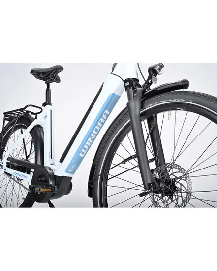 Vélo électrique urbain SINUS N8 WAVE Blanc - Ref 440003-WSAP3