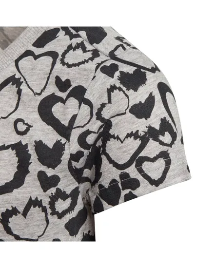 T-shirt de sport enfant ADIDAS G MH GRA TEE Gris | SPORT 2000 - Ref GE0938