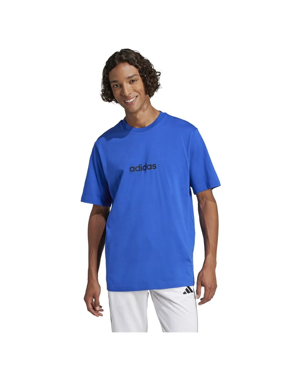 T-shirt Homme Adidas M LIN SJ T Bleu Sport 2000 - Ref JE8995